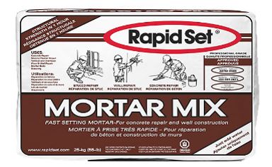 Rapid Set Mortar Mix, 55 lb - Bien fait ici | Well Made Here