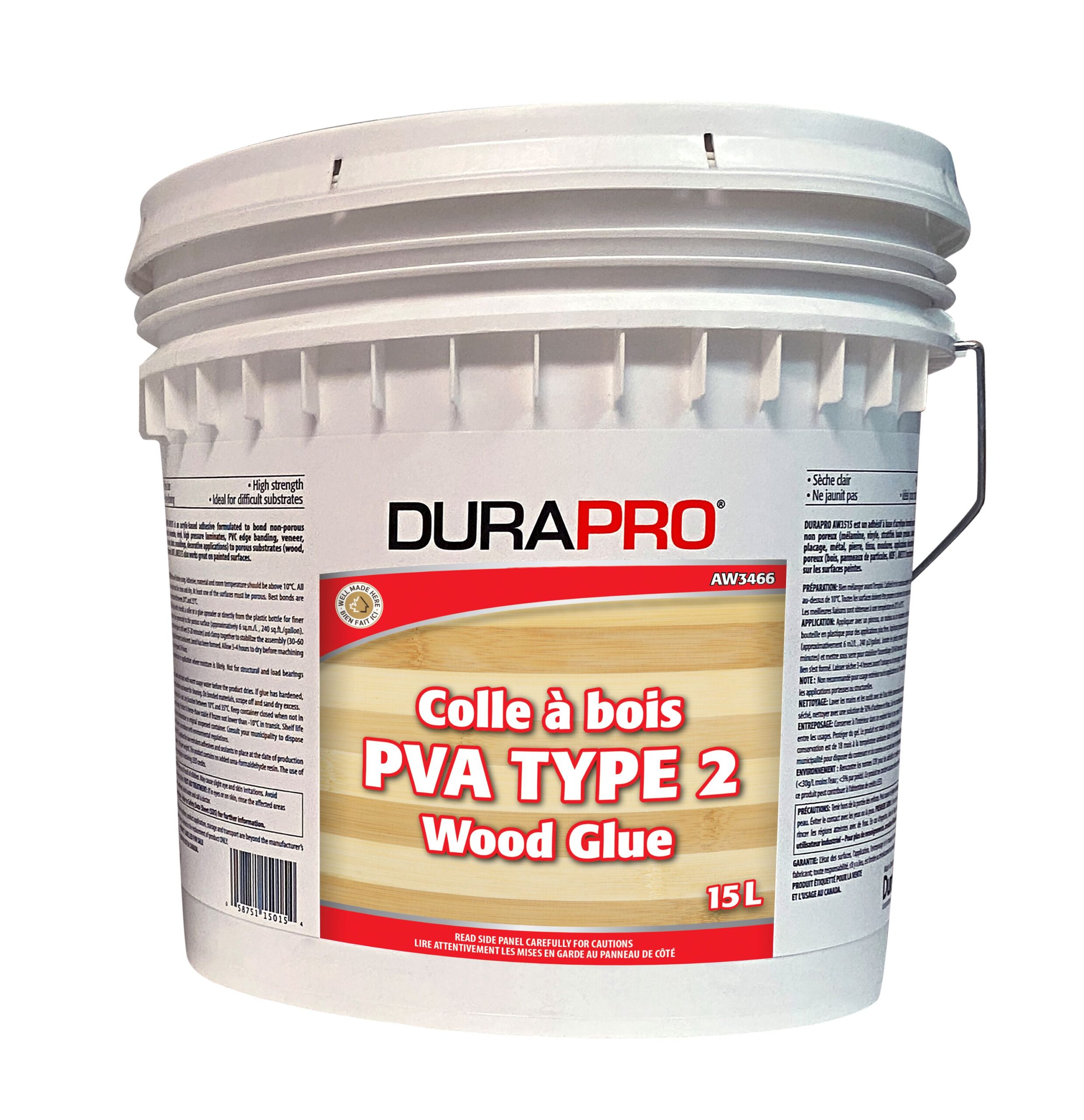 PVA TYPE 2 Wood Glue Bien fait ici Well Made Here